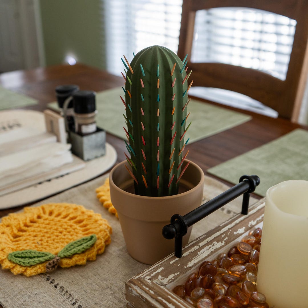 Cactus - Toothpick Dispenser - Etsy