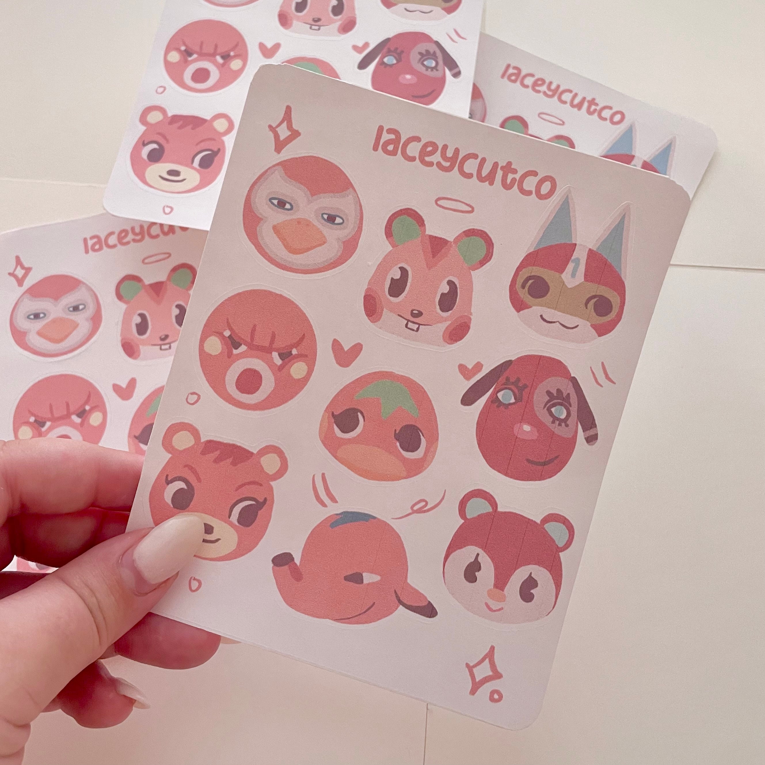 ACNH Villager Sticker Sheets Animal Crossing Villagers - Etsy