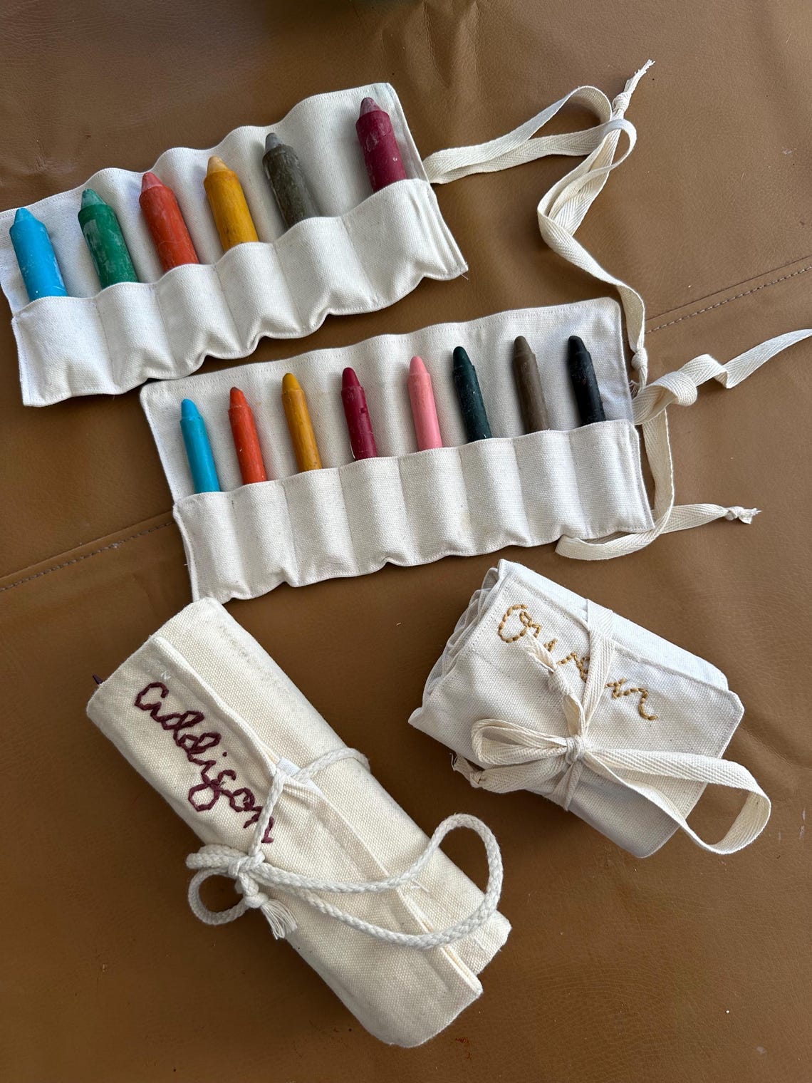 Crayon Wrap Organizer - Etsy