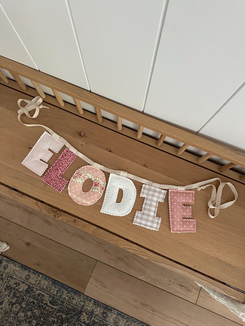 Name or Letter Banner - Etsy