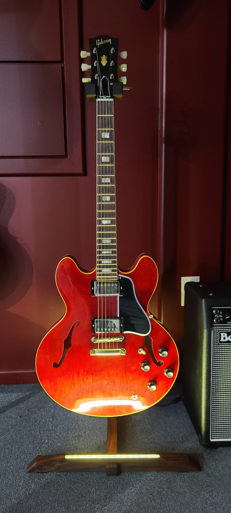 Guitar Stand Display With LED Lights - Etsy