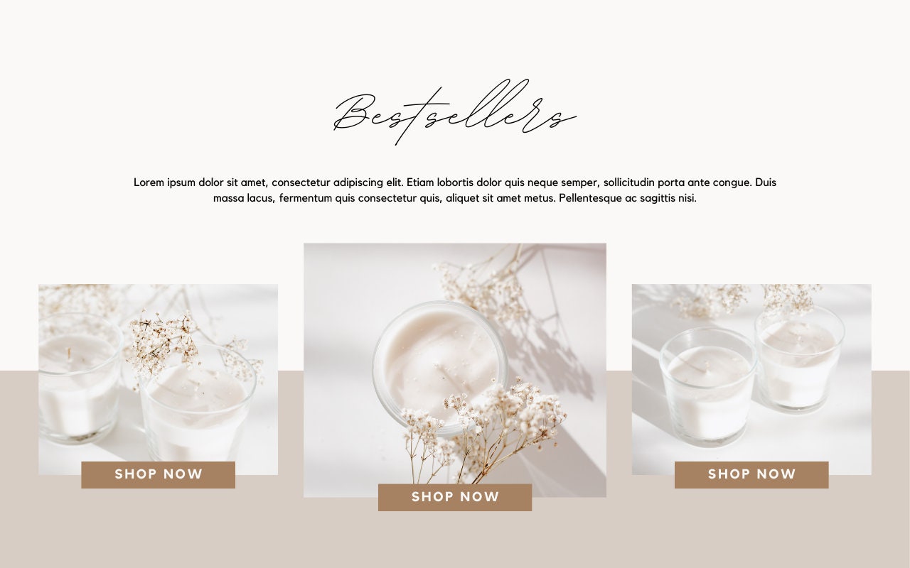 Personal Website Template - Etsy