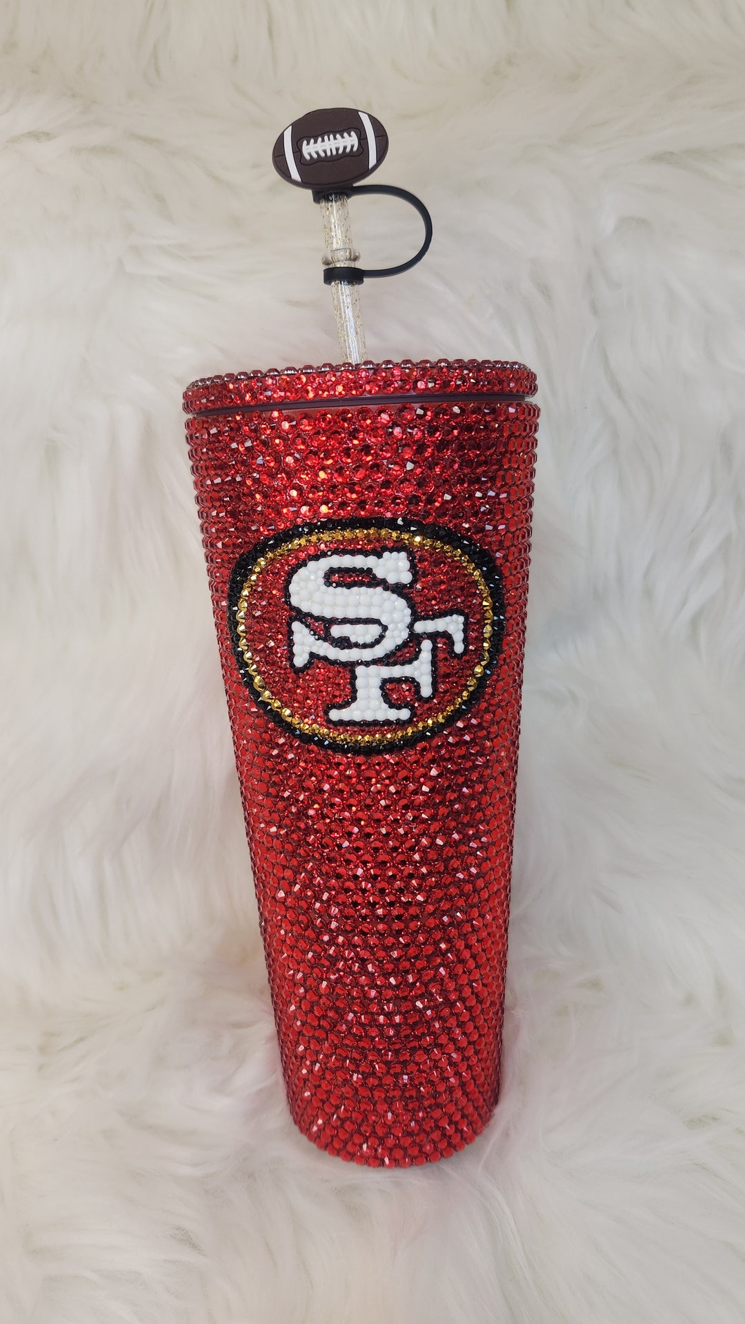 49ers Rhinestone Cup - Etsy