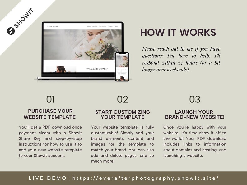 Showit Website Template | Showit Template for Photographers ...