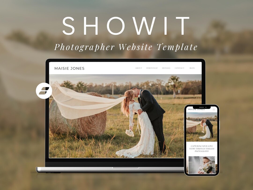 Showit Website Template Showit Template Wedding Photographer Couples ...