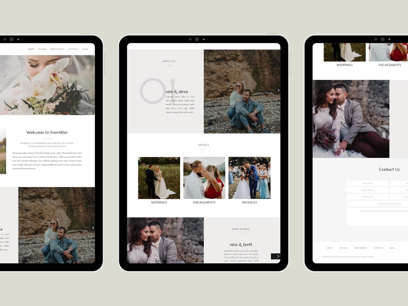 Showit Website Template | Showit Template for Photographers ...