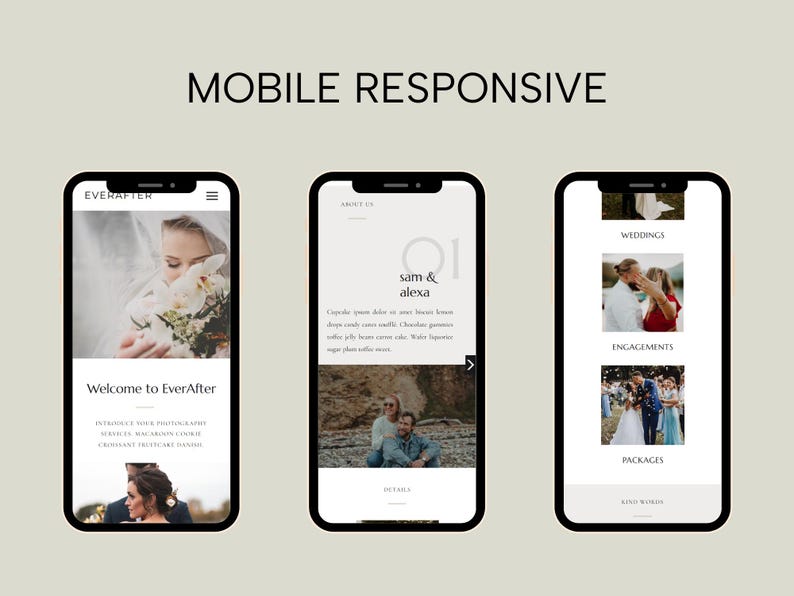 Showit Website Template | Showit Template for Photographers ...
