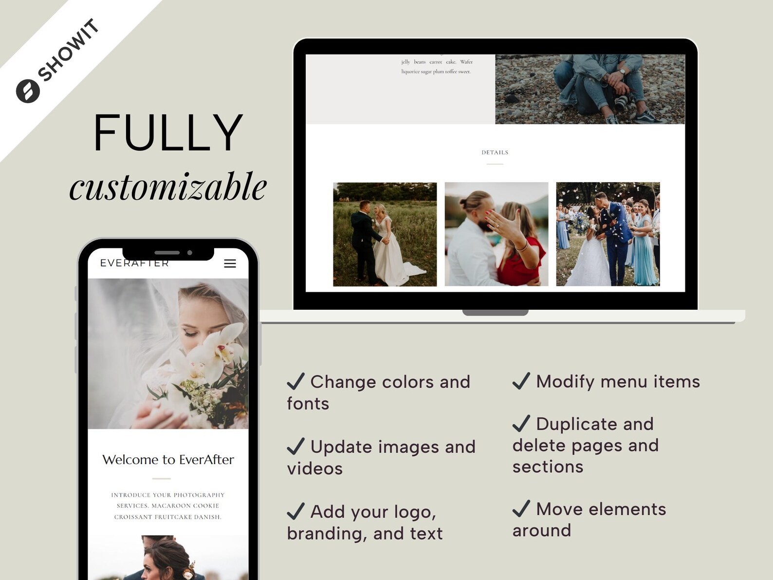 Showit Website Template | Showit Template for Photographers ...