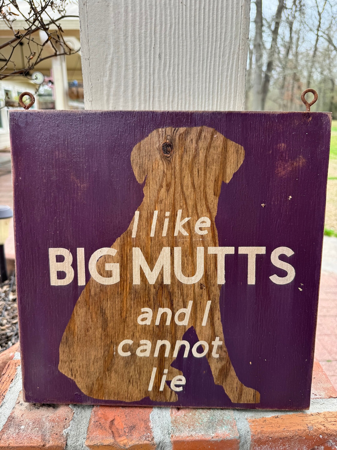 I Like Big Mutts Wooden Dog Sign - Etsy