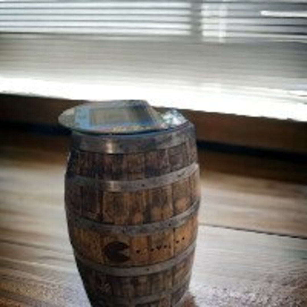 Game Room Motor City Barrels Retro Arcade Game 8-bit Blend Whiskey ...