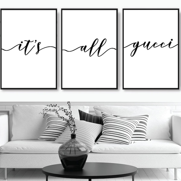 Gucci Wall Art - Etsy