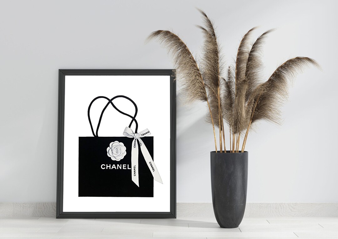 A3/A4 Luxury Chanel Bag Wall Art INSTANT DIGITAL DOWNLOAD, Fashion ...