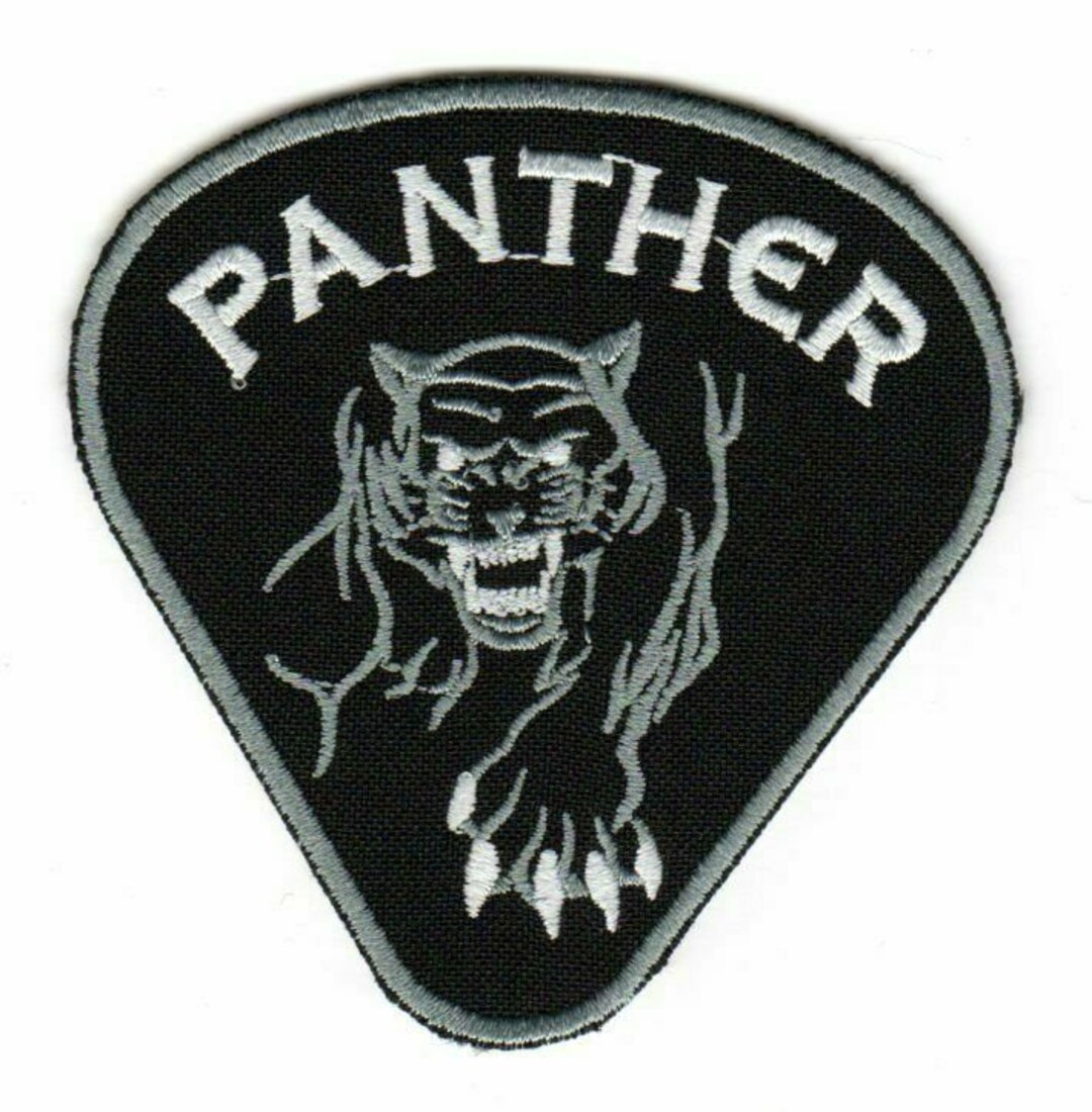 Black Panther Patch - Biker Motorcycle - Sew-on or Hook & Loop Patch - Etsy