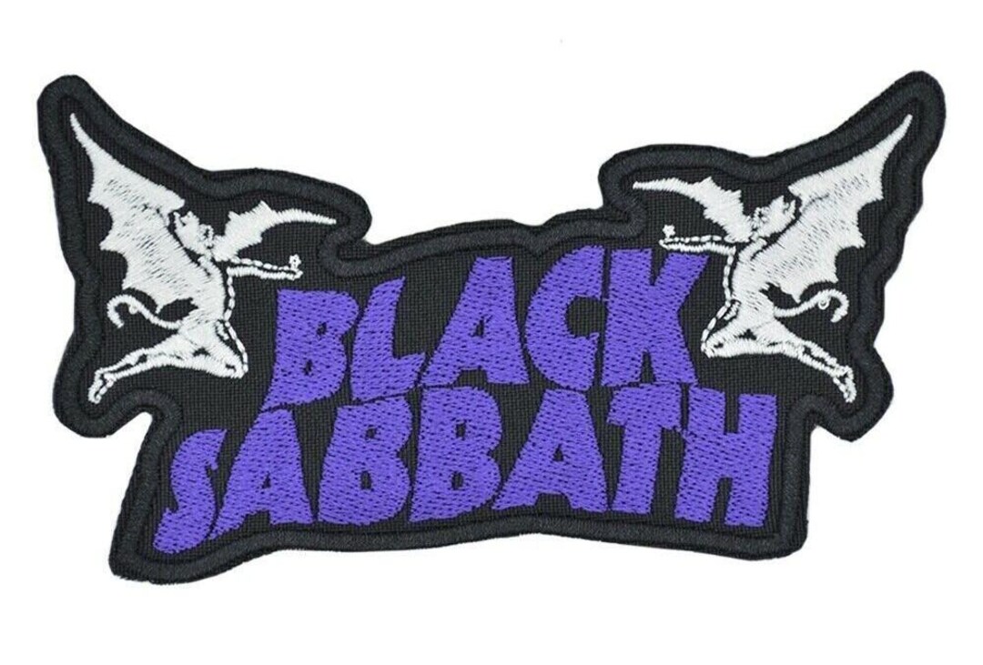 Black Sabbath Embroidered Sew-on Patch - English Heavy Metal Music Band Logo - Etsy