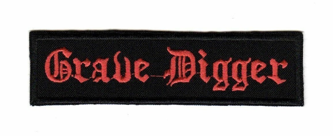 Grave Digger Embroidered Patch - German Heavy Power Speed Metal Band - Sew-on Style Patch - Etsy
