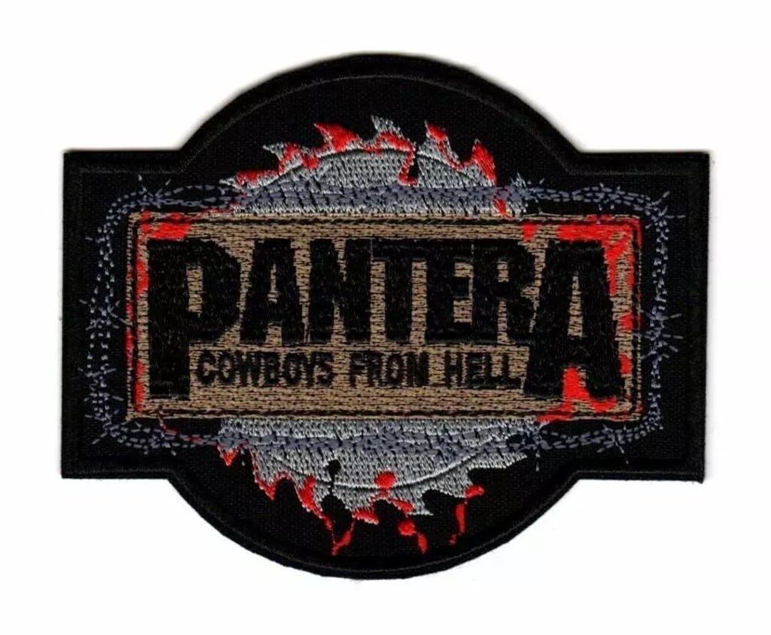 Pantera Cowboys From Hell Patch CFH American Groove Thrash Metal Band ...