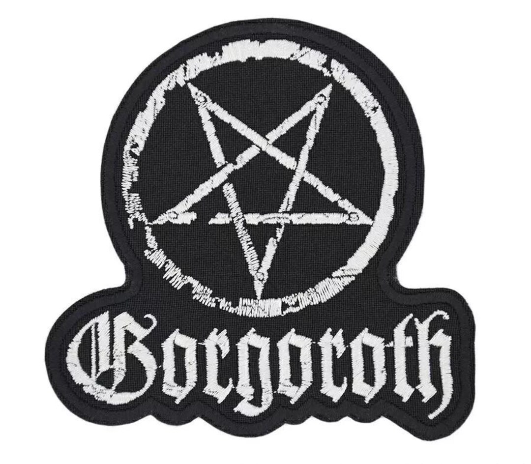 Gorgoroth Embroidered Patch - Pentagram Norwegian Black Metal Music ...