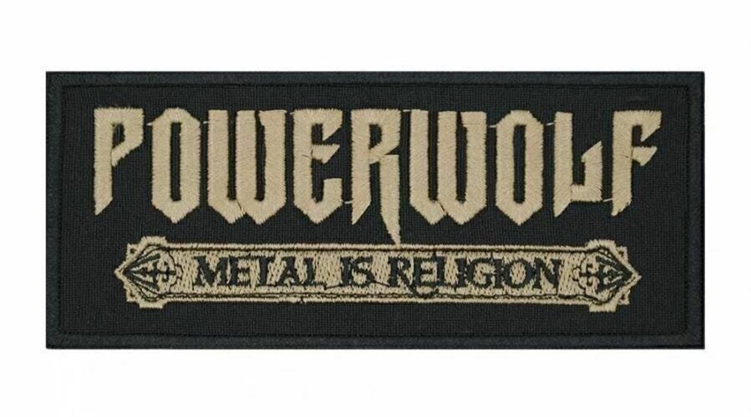 Powerwolf Metal is Religion Sew-on Patch - German Power Heavy Metal ...