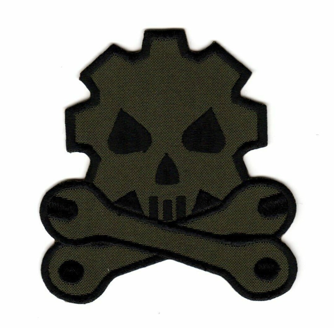 Mechanic Patch - Car Truck Army Biker Motorcycle Wrench Gear Wheel ...