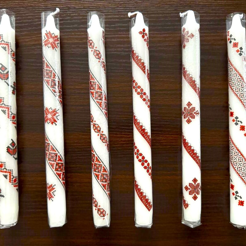 Ukrainian Style Candles - Etsy