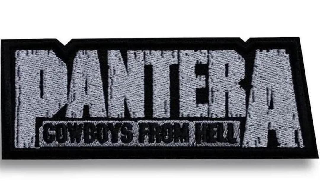 Pantera Cowboys From Hell Patch - CFH American Groove Thrash Metal Band ...