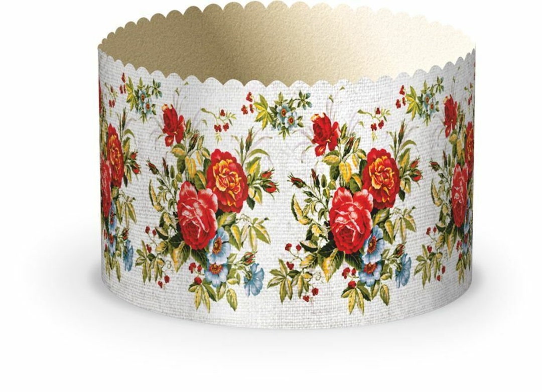 Set of 6 Easter Parchment Baking Paper Molds - Paska Panettone Cake ...