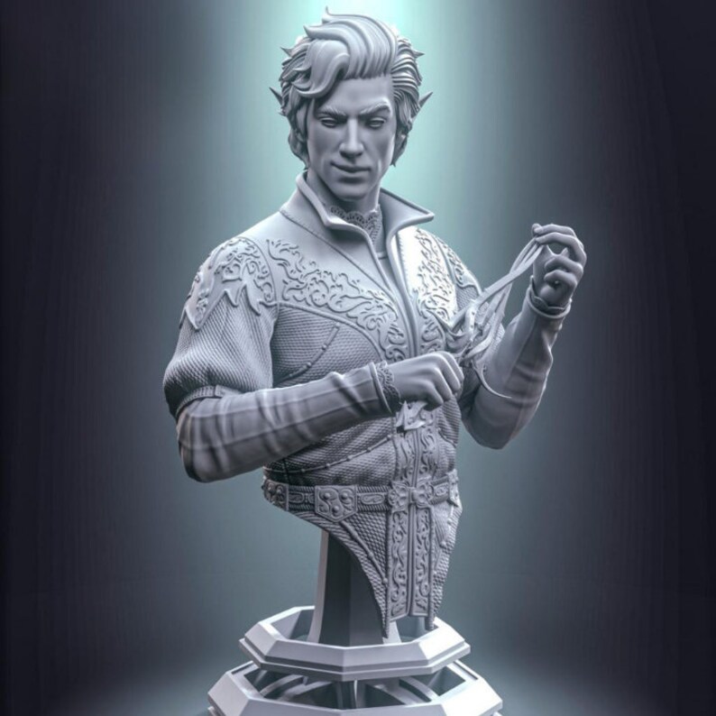 Baldur's Gate 3 Astarion STL File Game Fan Art STL 3D Printer File 3D ...