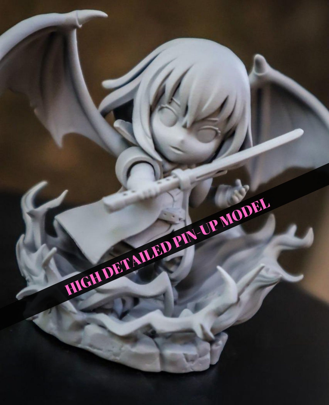 Rimuru Tempest STL File Anime Girl STL File Cute Girl Stl Game Fan Art ...