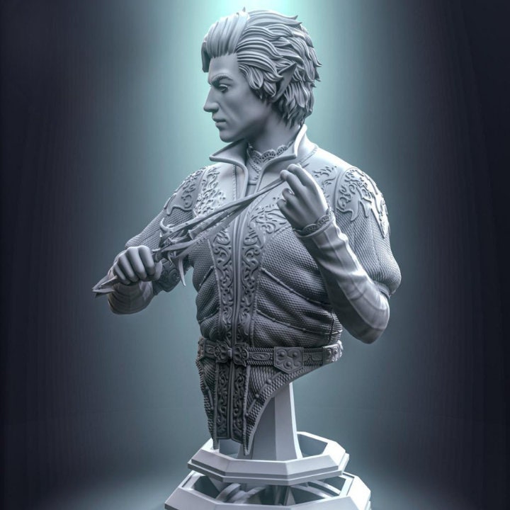 Baldur's Gate 3 Astarion STL File Game Fan Art STL 3D Printer File 3D ...