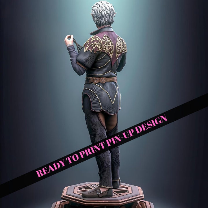 Baldur's Gate 3 Astarion STL File Game Fan Art STL 3D Printer File 3D ...