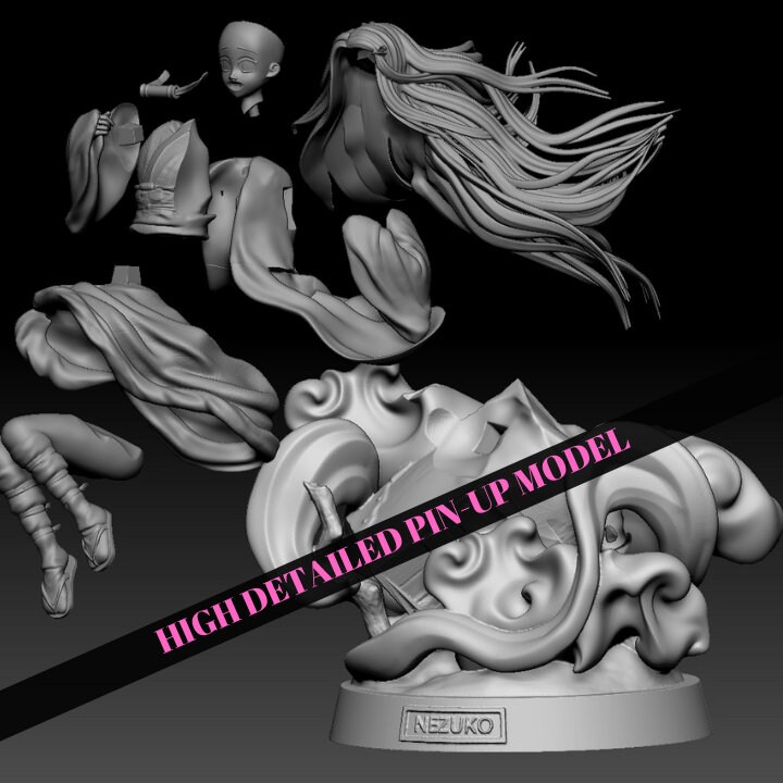 Anime Girl Model Stl File Sexy Stl Files Cute Girl Model 3d Printer