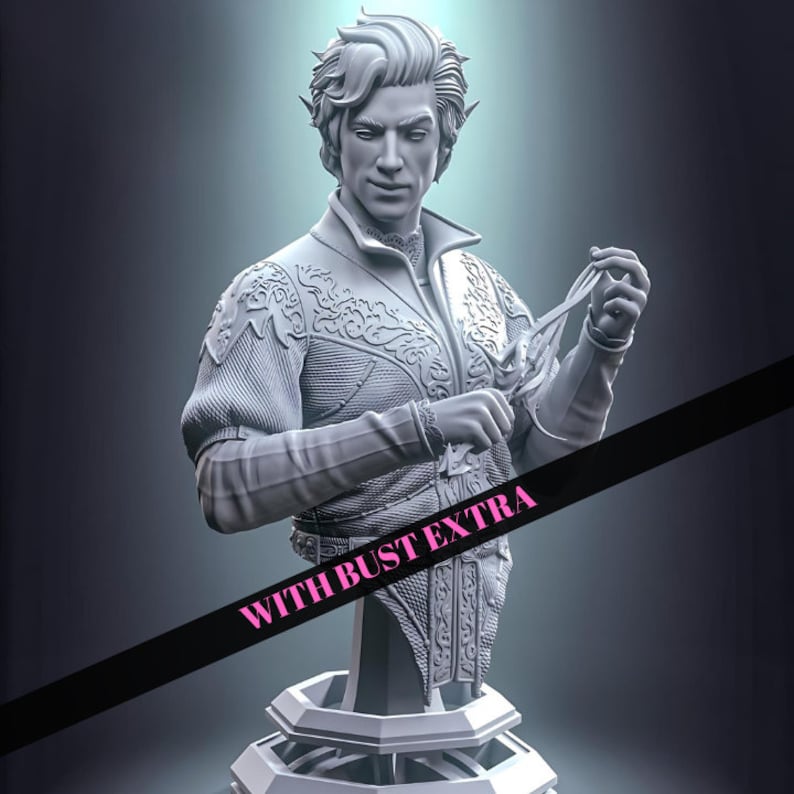 Baldur's Gate 3 Astarion STL File Game Fan Art STL 3D Printer File 3D ...