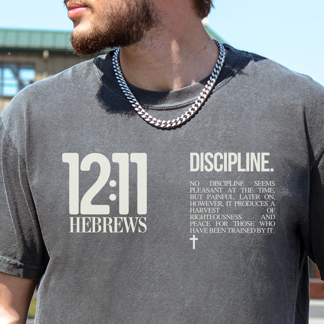 Mens Christian Shirt, Discipline Shirt, YHWH Shirt, Comfort Colors ...
