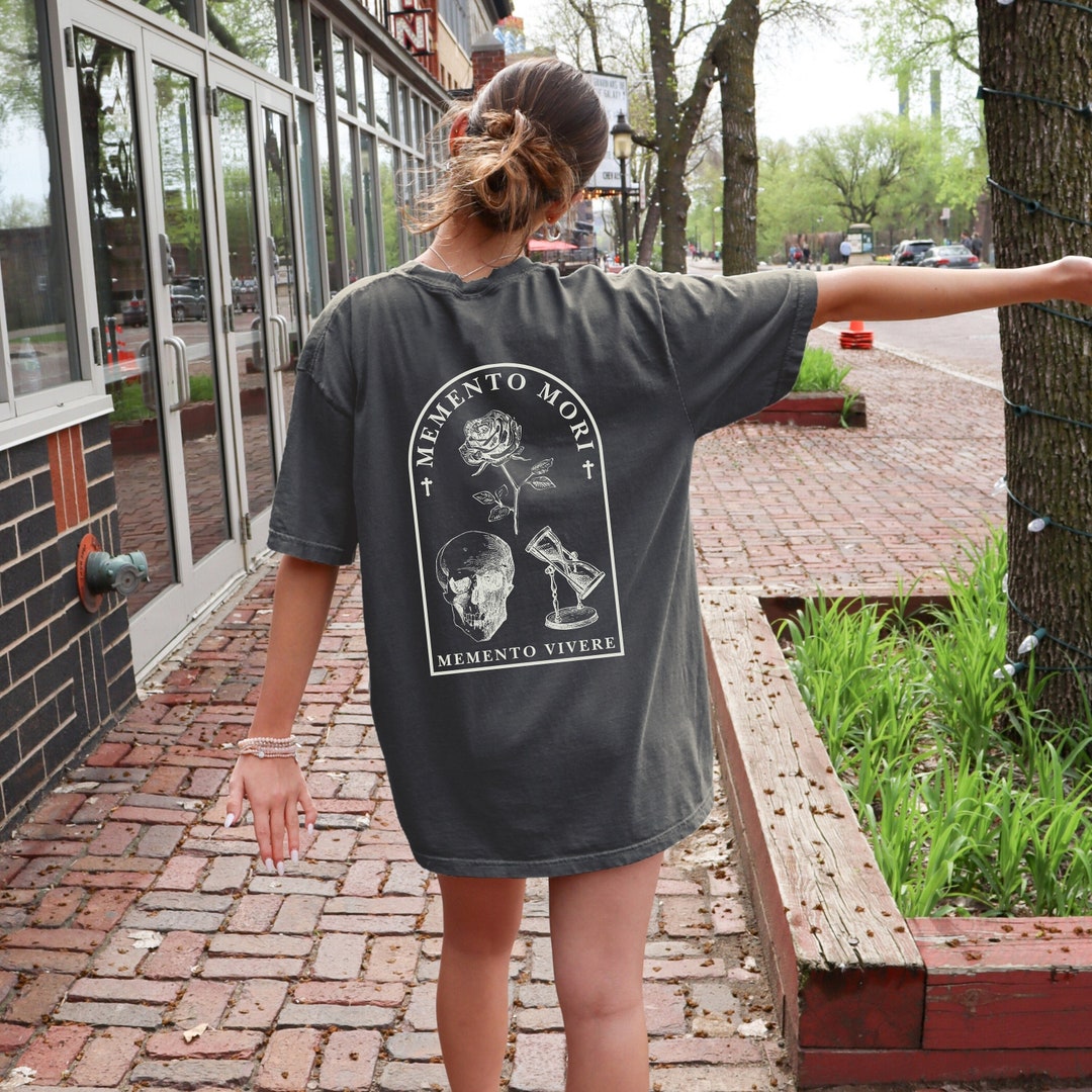 Memento Mori Shirt, Memento Vivere Shirt, Latin Shirt, Catholic Apparel ...