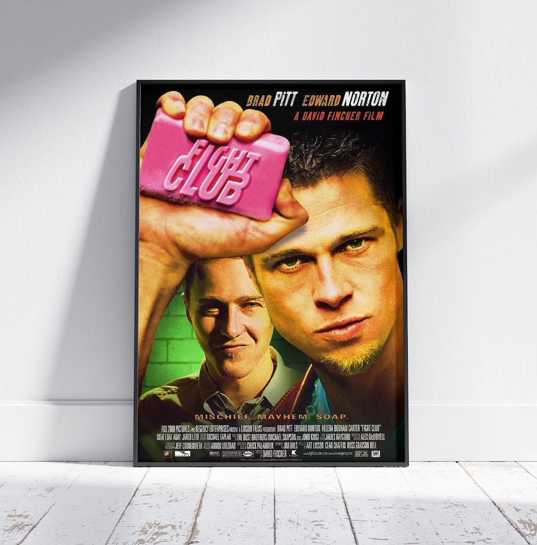 Fight Club Poster Fight Club Movie Poster, Gloss Paper Sizes A0, A1, A2 ...