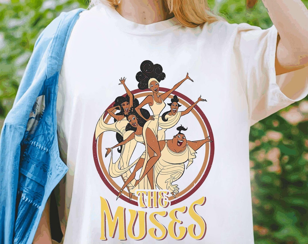 Vintage 90S Disney Hercules Diva the Muses Shirt, Music Disney Hercules ...