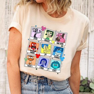 Disney Inside Out Characters Shirt, Inside Out 2 Movie T-shirt, Joy ...