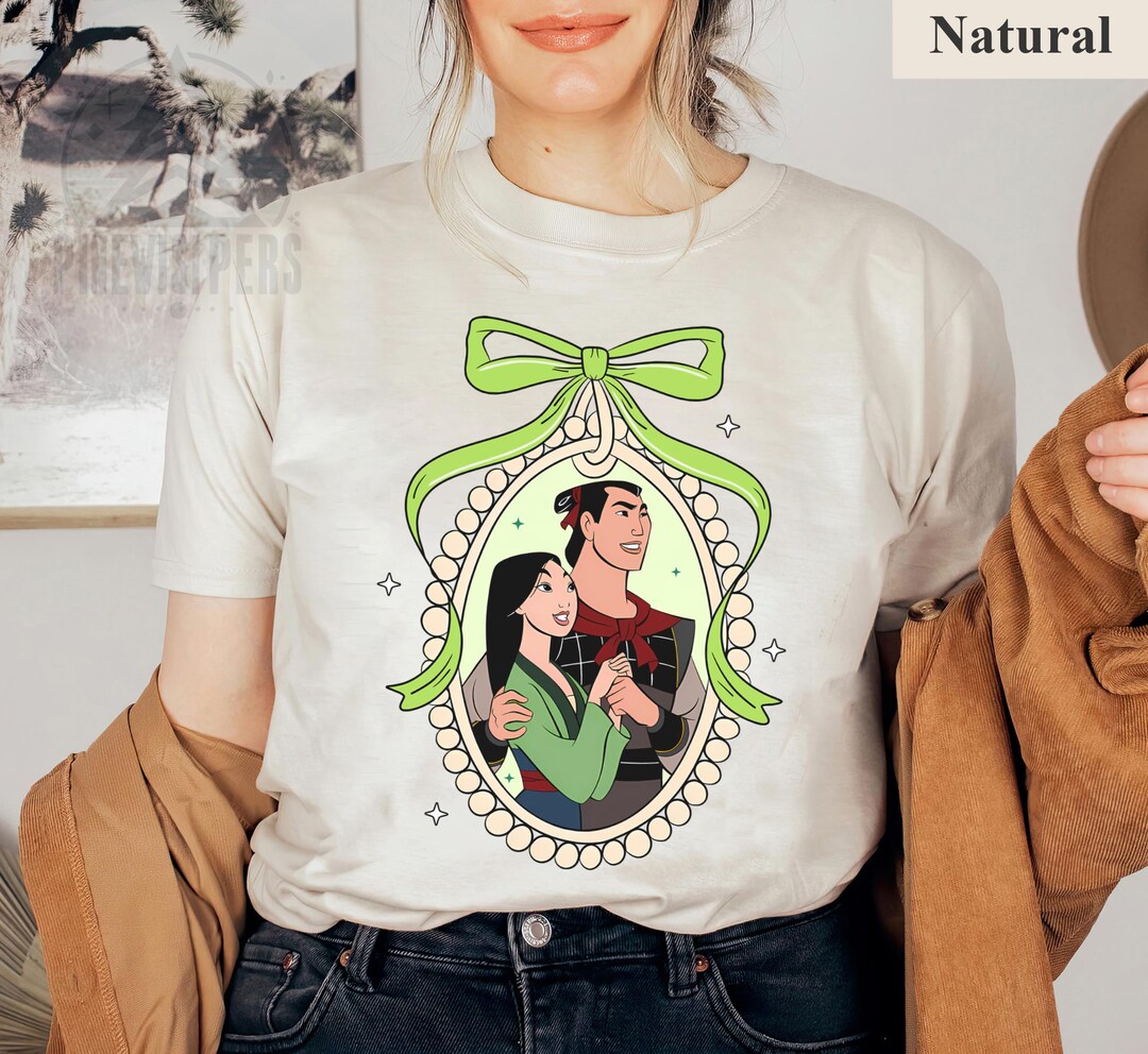 Disney Mulan and Li Shang Coquette Bow Shirt, Disney Mulan Movie T ...