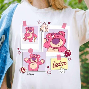Disney Toy Story Cute Lotso Grid Photos Shirt, Magic Kingdom Unisex T ...