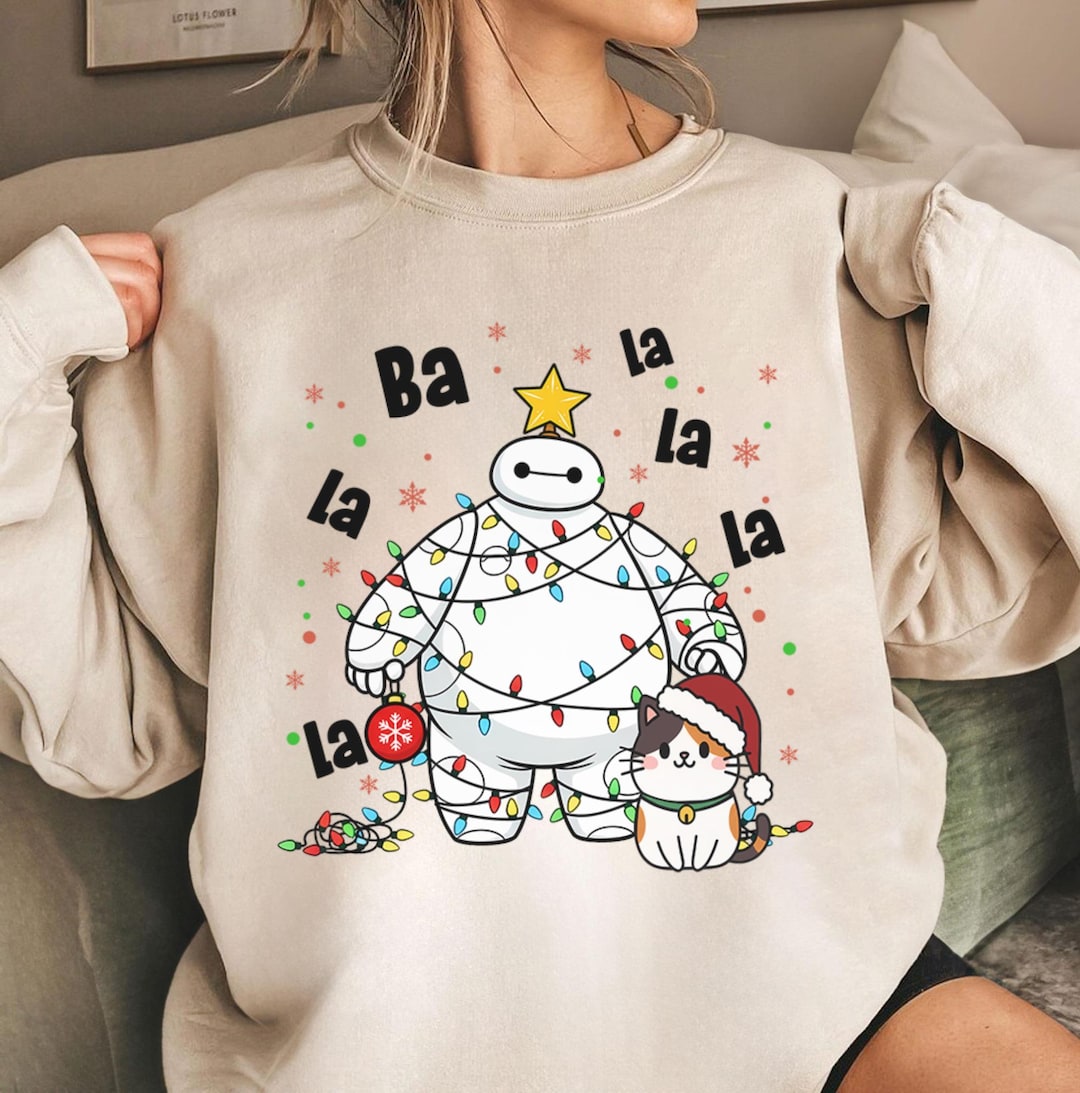 Disney Baymax Big Hero Christmas Shirt, Ba La La La La Holiday Shirts ...