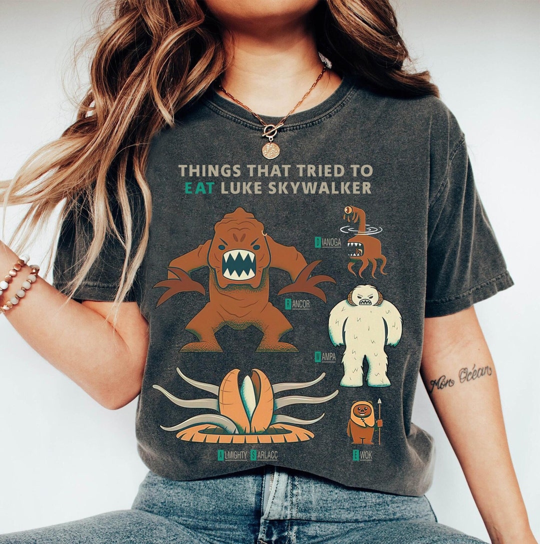 Retro Disney Star Wars Shirt, Things That Tried to Eat Luke Skywalker ...