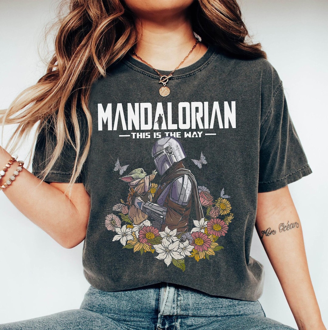 Retro Star Wars Shirt, Star Wars Mandalorian T-shirt, Star Wars This is ...