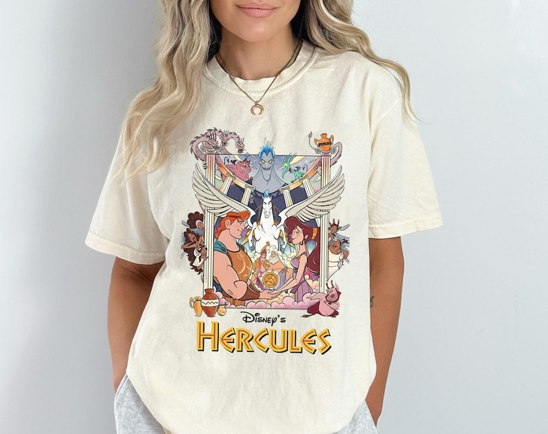 Vintage 90'S Disney Hercules Shirt, Retro Hercules 1997 T-shirt ...