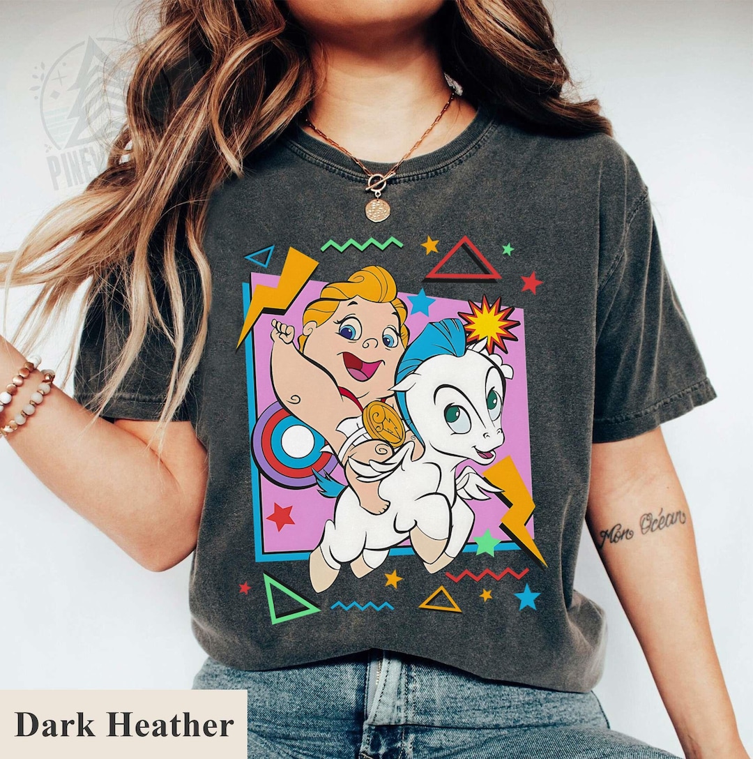 Retro Disney 90S Baby Hercules and Pegasus Shirt, Disney Hercules T ...