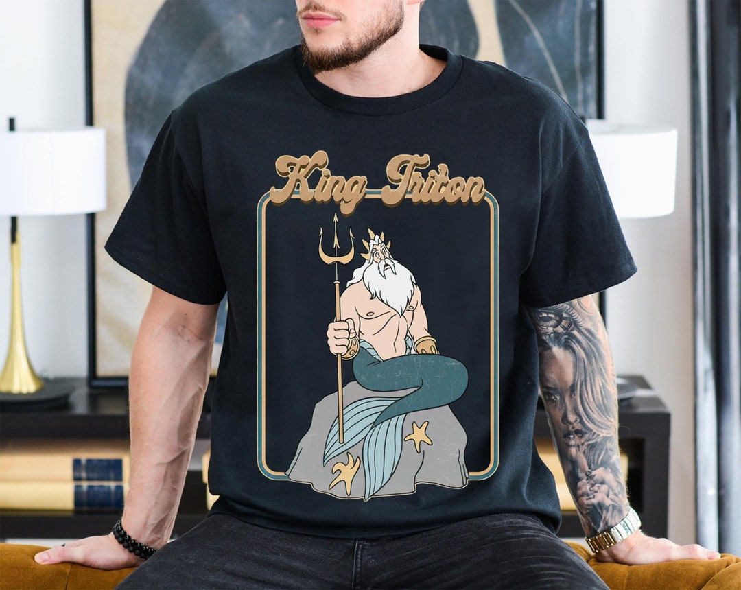 Retro Disney King Triton Shirt, the Little Mermaid Vintage T-shirt ...