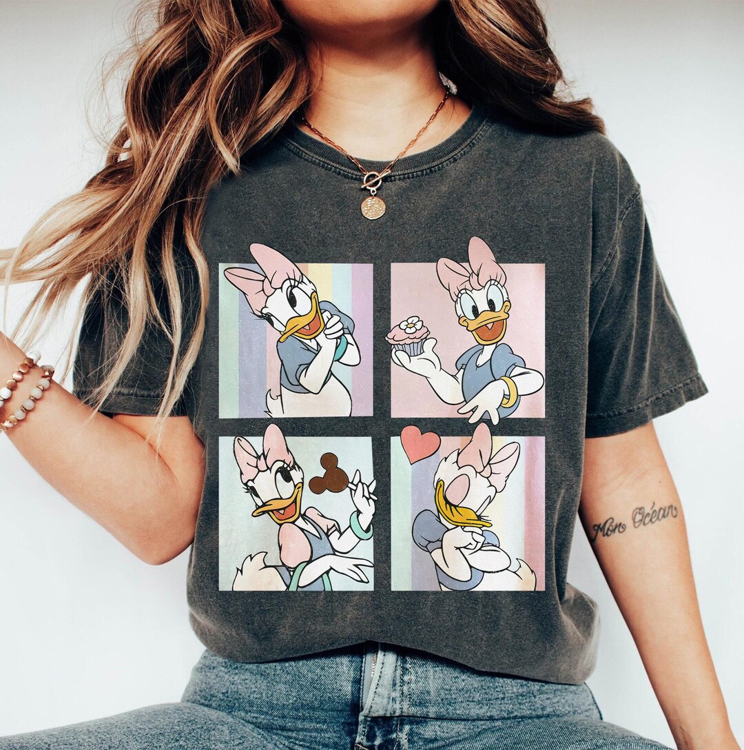 Vintage Disney Daisy Shirt, Retro Daisy Duck Emostick T-shirt, Daisy ...