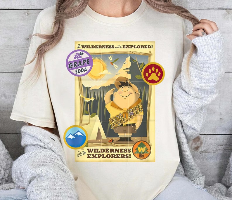 Disney Movie up Shirt, Join the Wilderness Explorers T-shirt, Comfort ...