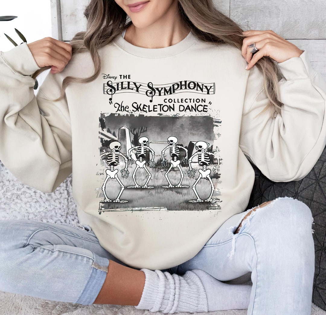 Disney Silly Symphony Collection the Skeleton Dance Shirt, Halloween ...