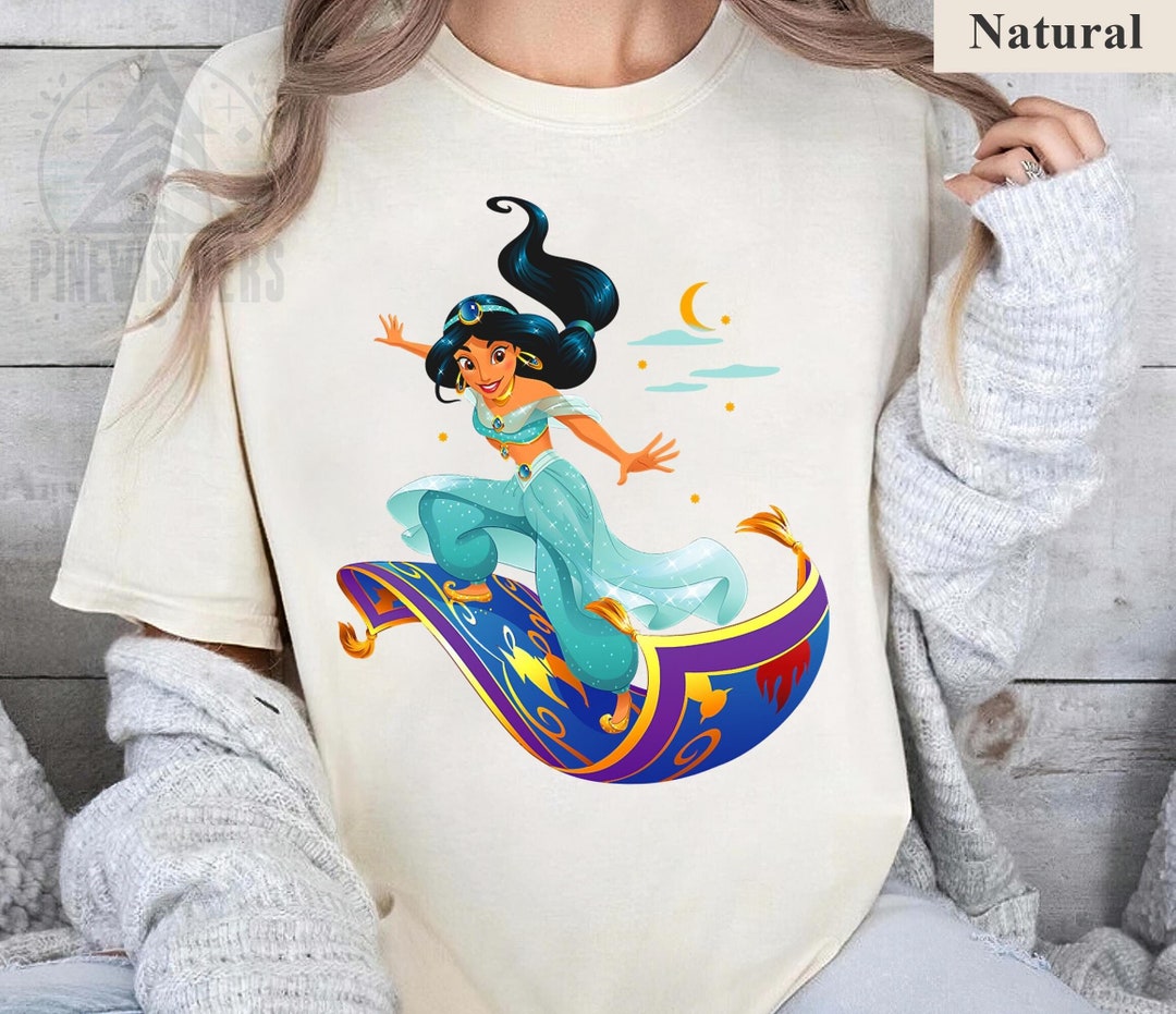 Disney Jasmine Princess Shirt, Aladdin Jasmine Magic Carpet T-shirt ...