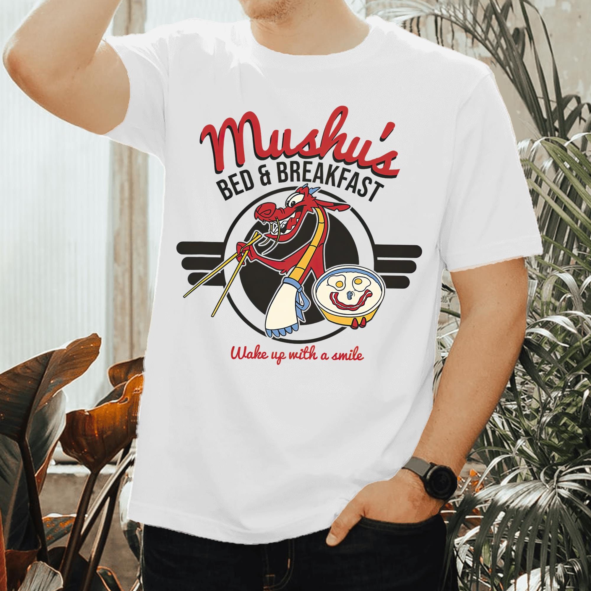 Disney Mulan Mushu Shirt, Mushu's Bed and Breakfast Poster Sweatshirt ...